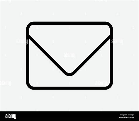 Envelope Line Icon Mail Letter Correspondence Post Postal Email Message App Business Memo
