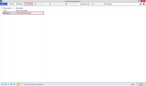 Dynamics AX Tips AX 2012 Import Released Products Using DIXF
