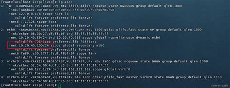 Nginx Keepalived 高可用原理和实操keepalive Nginx Csdn博客
