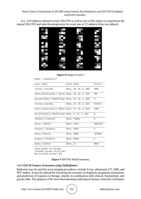 Brain Tumor Classification In 3d Mri Using Features From Radiomics And 3d Cnn Combined With Knn
