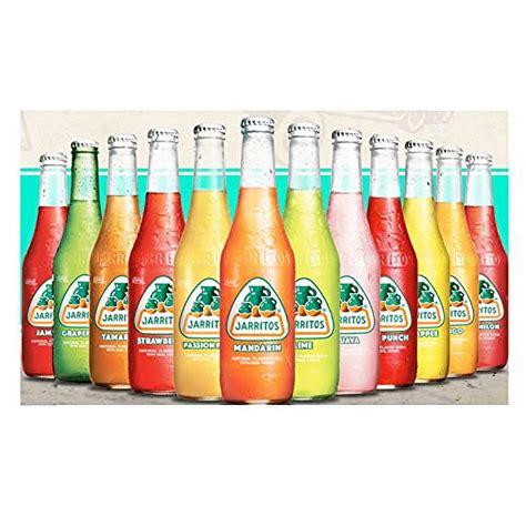 Jarritos Mexican Soda Variety Pack 12125 Fl Oz Glass Bottle Case