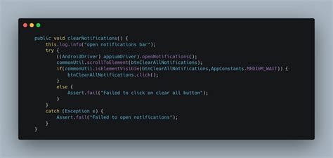 Android App Automation Push Notification Automation