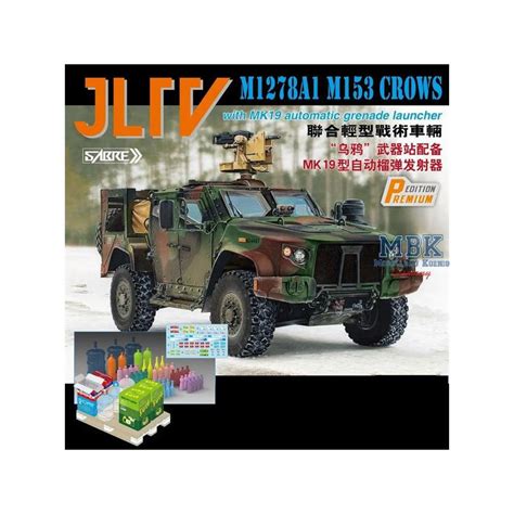 Maqueta Jltv M1278a1 M153 Crows W Mk19 Launcher Premium Sabre Models