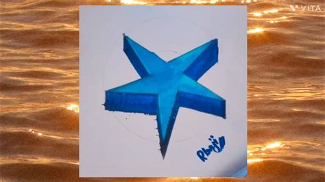 How To Draw Star Pencil Drawing Easy Drawingyou Are An All Star⭐🌠 3d Star Drawing Art
