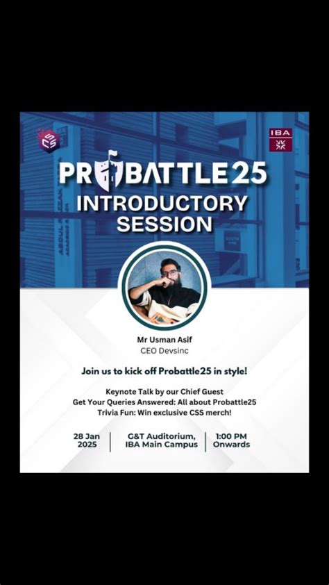 Iba Computer Science Society Pov Youre Late To Class Because The Probattle Intro Session Had