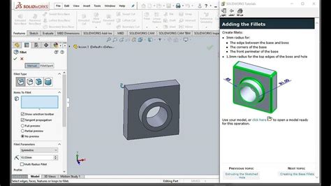 Solidworks Tutorial 1 Lesson 1 Of Solidwork 2023 Youtube