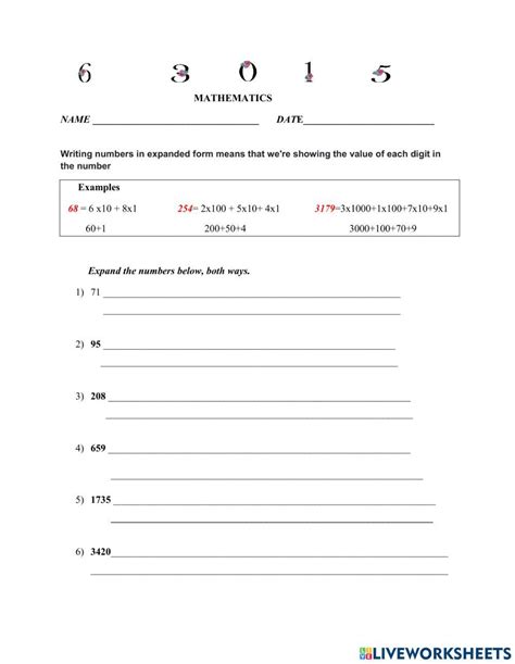 1459096 Expanded Notation Of Two And Three Digit