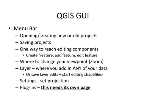 PPT QGIS PowerPoint Presentation Free Download ID 3584796