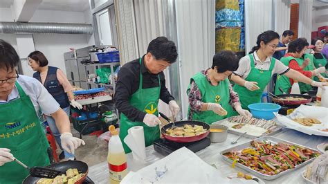 남동구새마을회 추석맞이 명절음식 나눔 남동구자원봉사센터
