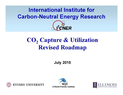 co2 capture and utilization international institute for carbon neutral energy research