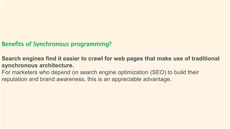 Synchronous Vs Asynchronous Programming Pptx