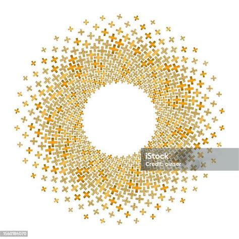 プラス円形パターンの図形放射状のサイズのグラデーション キラキラしたのベクターアート素材や画像を多数ご用意 キラキラした 円形 イラストレーション Istock