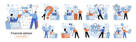 투자에 대한 조언을 제공하는 재무 고문 머니 마켓 분석 고객 은유를 위한 관리 계획 개념에 대한 스톡 벡터 아트 및 기타 이미지 개념 개발 격언 Istock