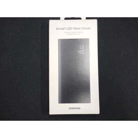 Samsung Galaxy S22 Ultra 5g 原廠led皮革翻頁式皮套（全新未拆） 蝦皮購物
