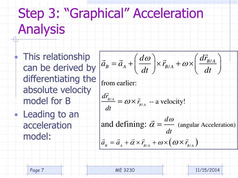 Ppt Graphical Analysis Positions Velocity And Acceleration Simple Joints Powerpoint