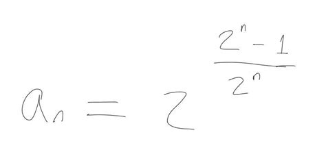How Do I Show That This Converges This Sequence Approaches 2 And My