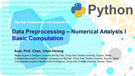 w02 01 大數據基礎與應用 code python basic computation 宣告變數 次方 基本運算 python youtube