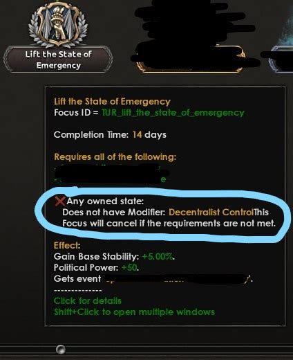Tur This Focus Will Cancel If The Requirements Are Not Met Not On New Line · Issue 17707