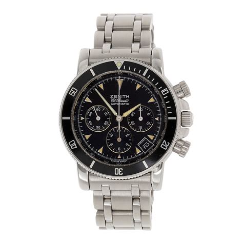 Zenith Rainbow El Primero Chronograph Automatic 15 02 0470 400 Pre Owned World Class