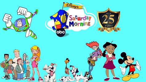 Disneys 1 Saturday Morning 25th Anniversary Slideshow Youtube