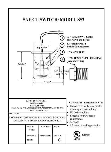 Condensate Drain Pan Float Switch Wiring Diagram Hvac Float