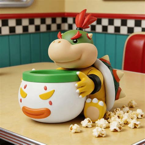 Bowser Jr Easy To Clean Popcorn Bucket The Super Mario Galaxy Movie