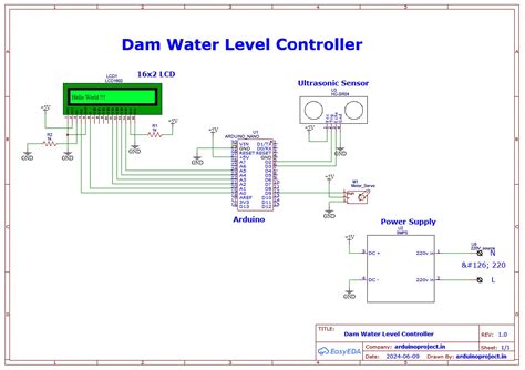 Dam Water Level Controller Using Arduino Nano Projectiot
