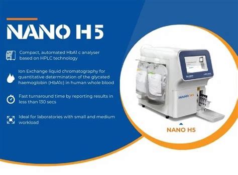 Nano H5 Hplc Machine For Hba1c At ₹ 300000 In Hyderabad Id 2851808588955