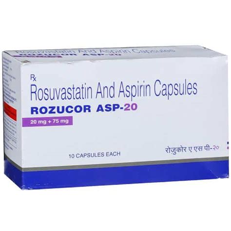Rozucor Asp 20 Capsules Ak Medical Hall