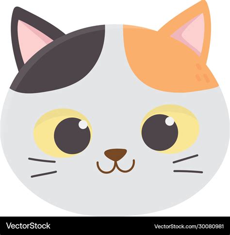 Cute Cat Clipart Face