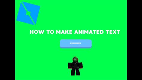 How To Make Animated Text Roblox Studio YouTube