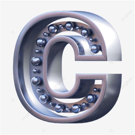 금속 질감 문자 C 금속 느낌 편지 C Png 일러스트 및 Psd 이미지 무료 다운로드 Pngtree