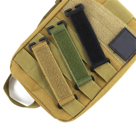 LUC Outdoor Backpack Portable Badge Pad Hook And Loop Conversion Patch Panel Molles Patch Panel