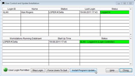 datahawk software software update instructions