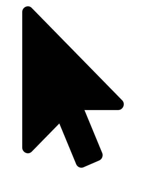 Font Awesome 5 Solid Mouse Pointer Mouse Arrow Clip Art Library