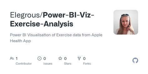 GitHub Elegrous Power BI Viz Exercise Analysis Power BI Visualisation Of Exercise Data From