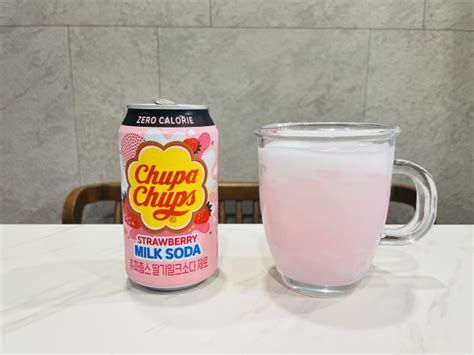 편의점신상 츄파춥스 제로 딸기 밀크소다 후기 네이버 블로그