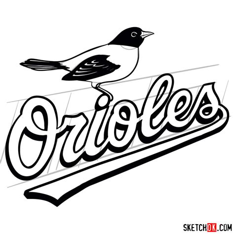 Baltimore Orioles Coloring Pages Coloring Nation