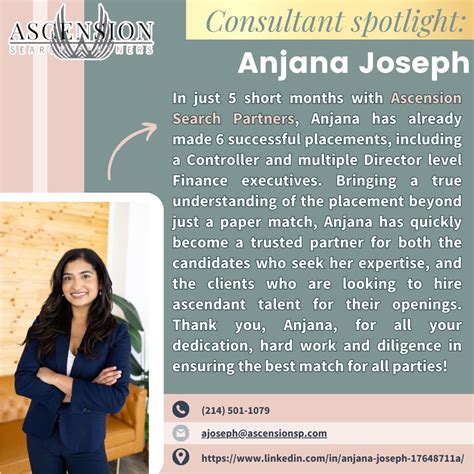 Anjana Joseph On Linkedin Navigating The World Of Executive Search Has