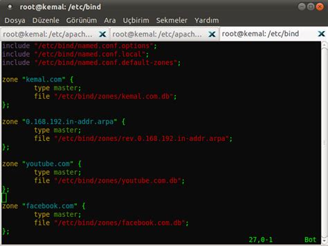 Apache And Bind9 Konfigürasyonu Ubuntu Kemal Kefeli