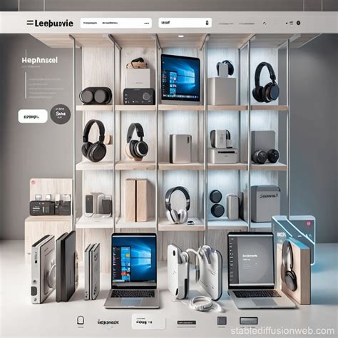 Electronics Store Layout Stable Diffusion Online