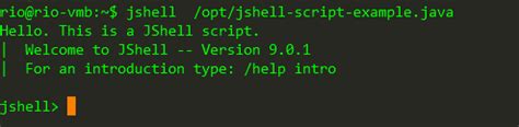 Java 9 JShell Execute And Exit A Script HowToProgram