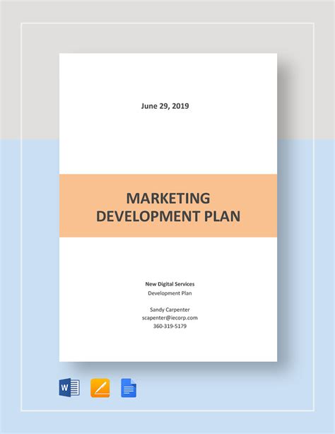 Development Plan Templates 122 Docs Free Downloads Template Net