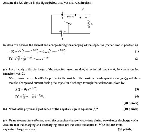 Solved Please Help With This Rc Circuit Problems Thank You Solved Please Help With This Rc Circuit Problems Thank You