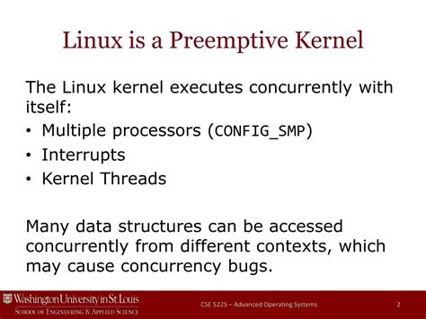 Ppt Kernel Synchronization Solutions Advanced Operating Systems