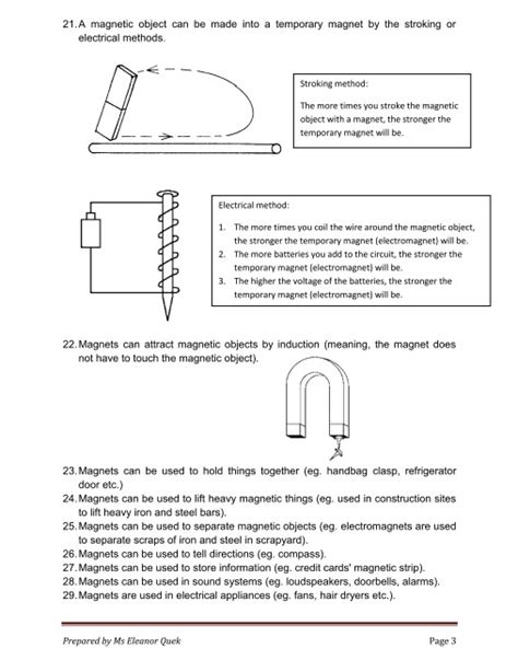 CLASSEQ Notes On Magnets