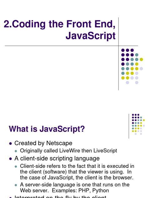 Javascriptpart1 Download Free Pdf Java Script Dynamic Web Page