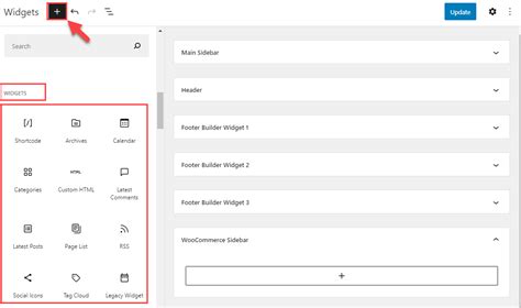 Wordpress Adding Widgets