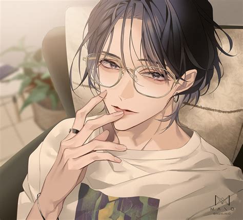 マノ on Twitter OC 創作男子