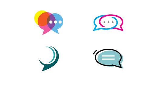 Bubble Chat Template Vector Illustration V23 277480